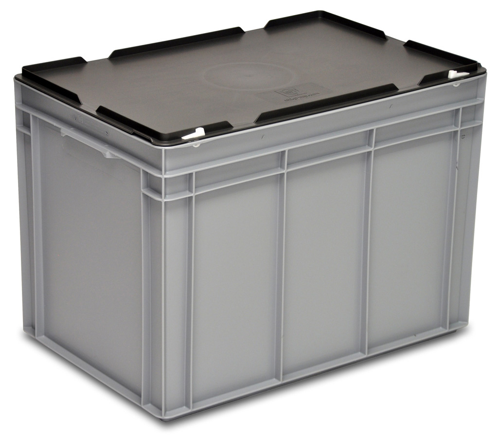 Eurobehälter 600x400x440 mm inkl. Deckel und Schnappverschlüsse online ...