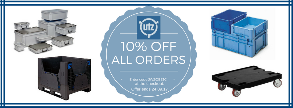 Containers, pallets and component holders made of plastic - The Utz Group