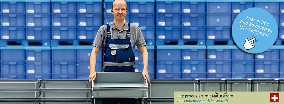 Behälter, Paletten und Werkstückträger aus Kunststoff | Georg Utz AG