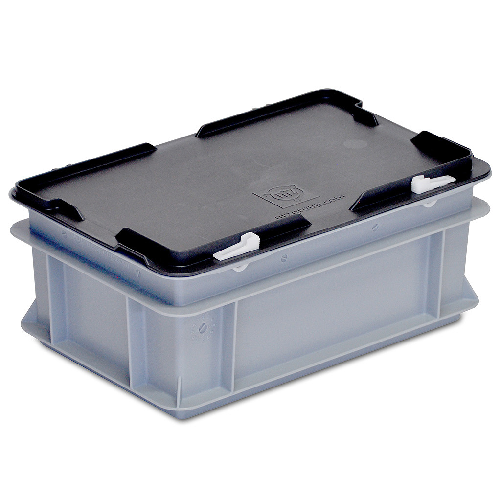 Stacking container RAKO with hinged lid 300x200x132 mm order online ...