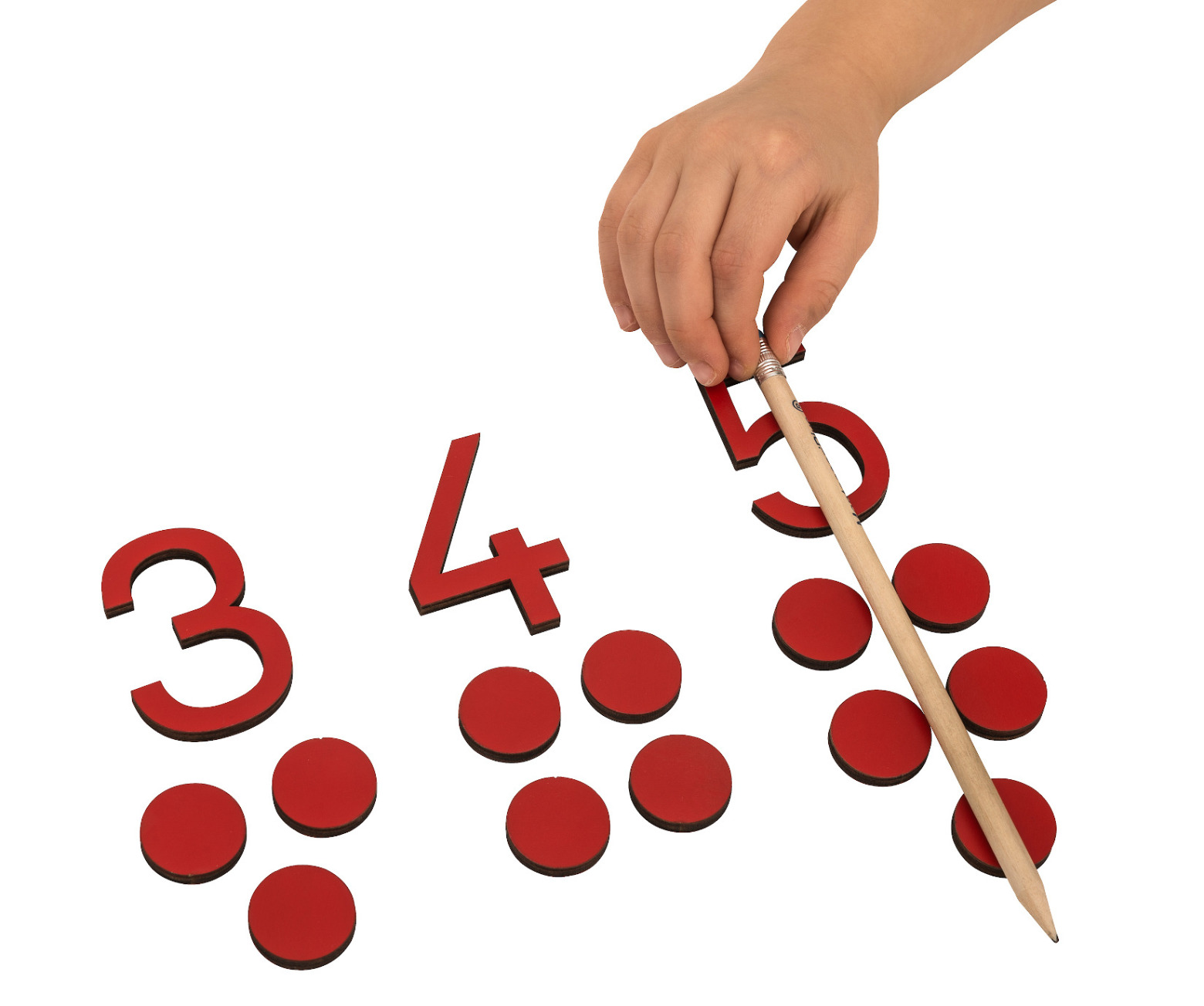 Montessori-Material Ziffern und Chips, Zahlen | Montessori-Shop.de
